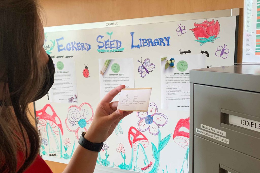 New seed repository opens in Eckerd College Library - News | Eckerd College