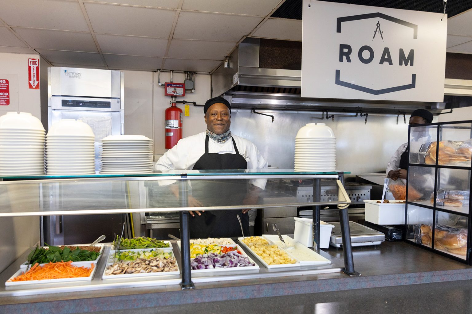 Main campus cafeteria upgrades signage, communication as indoor seating ...